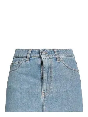 VICOLO Denim Flared Mini Skirt