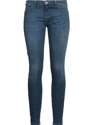 Emporio Armani Cotton-blend Skinny Jeans - Blue