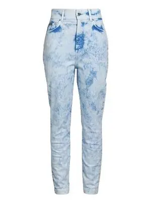 Dolce & Gabbana Tapered Tie-dyed Jeans - Blue