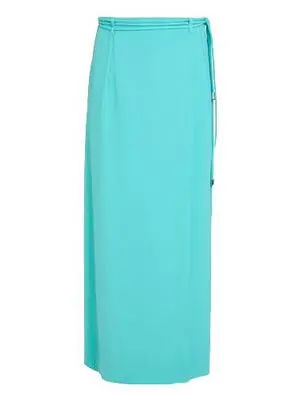 OTTOD'AME Midi Wrap Skirt - Blue