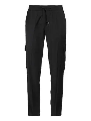 Sandro Cargo Pants In Wool Blend - Black