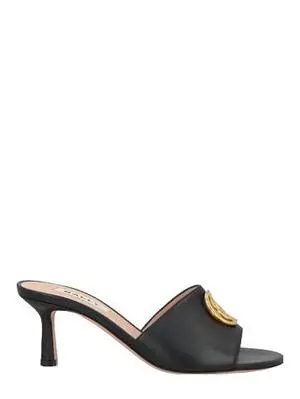 Bally Leather Slide Sandals - Black