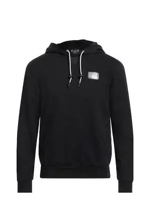 EA7 Cotton-Blend Sweatshirt Black