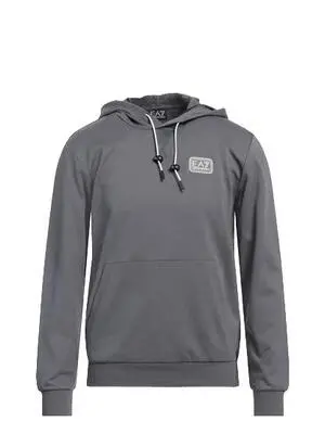 EA7 Cotton-Blend Sweatshirt Grey