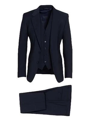 Dolce & Gabbana Suit Midnight Size Wool, Polyester, Eco Polyester - Blue