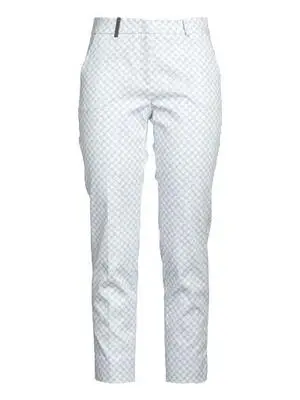 Peserico Slim-fit Polka Dot Pants - Blue