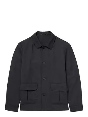 Mr P. Woven Shirt Jacket - Black
