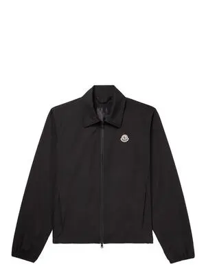 Moncler Evandro Logo-appliquéd Shell Jacket - Black