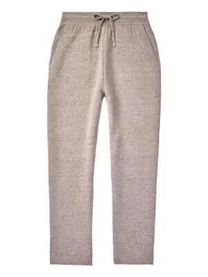 Loro Piana Loro Piana - Tapered Linen And Cashmere-Blend Sweatpants - Men - Neutrals - L Beige