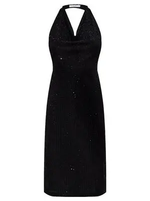 IRO PARIS Cowl Neck Dress - Black