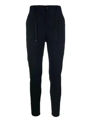 Brian Dales Drawstring Tailored Trousers - Blue