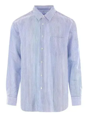 Comme Des Garçons Striped Shirt - Blue