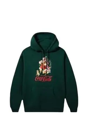 ANTI SOCIAL SOCIAL CLUB X Cocacola Santa Hoodie - Green