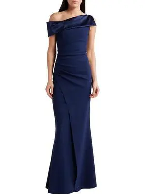 Chiara Boni La Petite Robe Koppany Mermaid Gown - Blue Notte