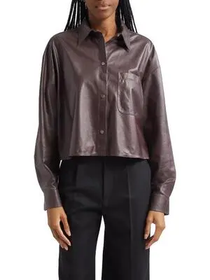 TWP Little Big Joe Leather Jacket - Wine