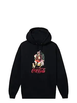 ANTI SOCIAL SOCIAL CLUB X Coca-cola Santa Hooded Sweatshirt - Black