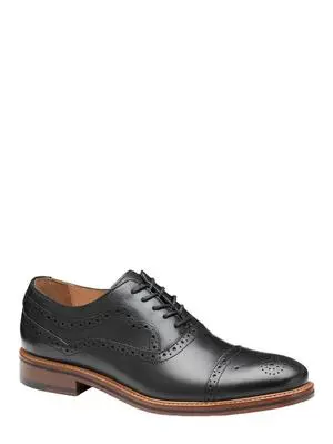 Johnston & Murphy Conard 2.0 175th Wingtip Oxford - Black Oiled Full Grain