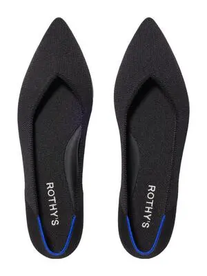 Rothy's The Point Ii Flat - Black