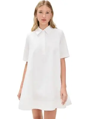 English Factory A-line Mini Shirt Dress - White
