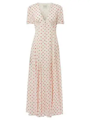 Posse Paloma Polka-dot Maxi Dress - Multicoloured