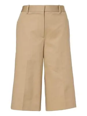 NILI LOTAN Erza Cotton Shorts - Beige