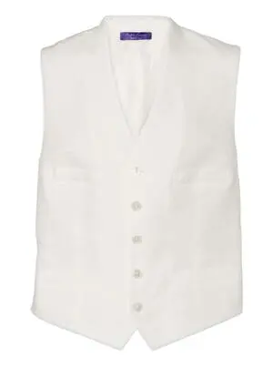 Ralph Lauren Jaiden Linen Vest - White