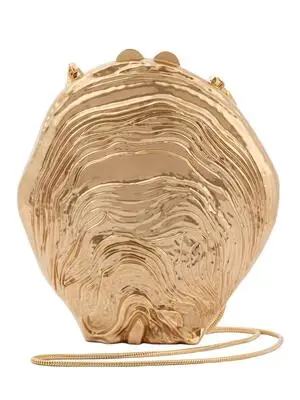 Simkhai Cove Shell Clutch - Gold