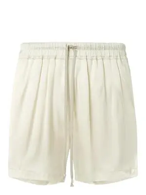 Rick Owens Charmeuse Shorts - Beige