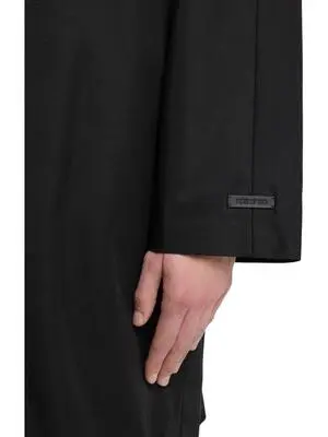 Fear Of God Nylon-wool Car Coat - Black