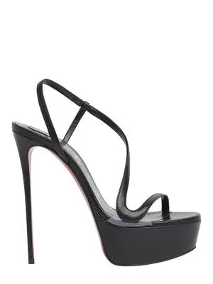 CHRISTIAN LOUBOUTIN 150mm Rosalie Platform Slingback Sandals - Black