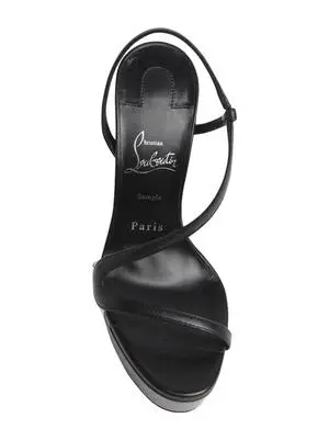 CHRISTIAN LOUBOUTIN 150mm Rosalie Platform Slingback Sandals - Black