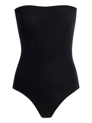 Commando Ballet Strapless Thong Bodysuit - Black