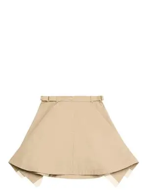 3.1 Phillip Lim Flounce Mini Skirt - Khaki