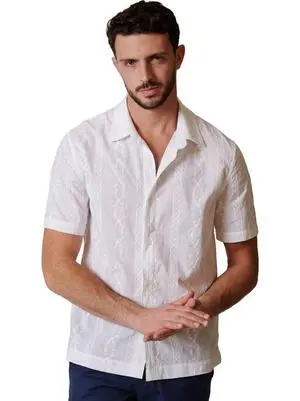 LEISURE LAB Oaxaca Button Up - Blanco