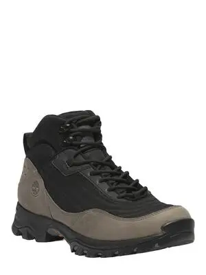 Timberland Mt. Maddsen Waterproof Hiking Boots - Black Mesh W Md Grey