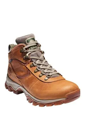Timberland Mt. Maddsen Waterproof Hiking Boots - Light Brown