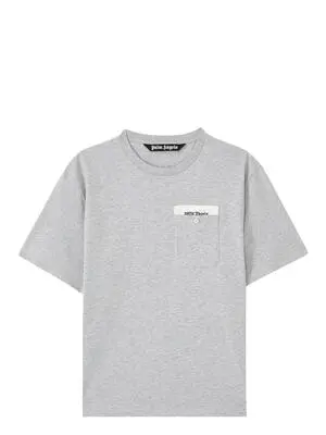 Palm Angels Sartorial Tape Crewneck T-shirt - Grey