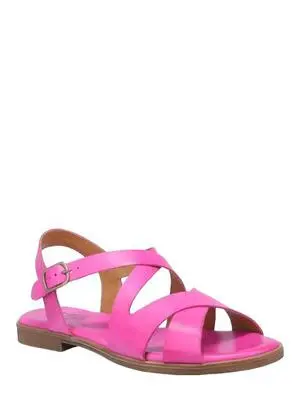 Miz Mooz Lilium Ankle Strap Sandals - Fuchsia