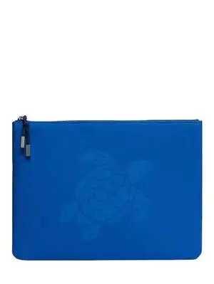 Vilebrequin Neoprene Pouch With Textured Turtle Embellishment - Marrakech