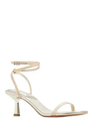 Aldo Strappy Ankle Sandals - Gold