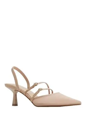 Aldo Renesme Pointed Toe Slingback Pumps - Beige