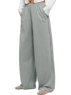 Alo Yoga Breezy Wide Leg Pant - Lunar Grey