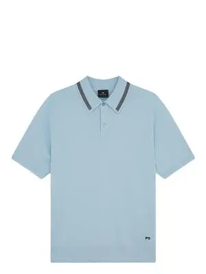 Paul Smith Merino Wool Polo - Blue