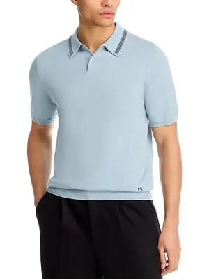 Paul Smith Merino Wool Polo - Blue