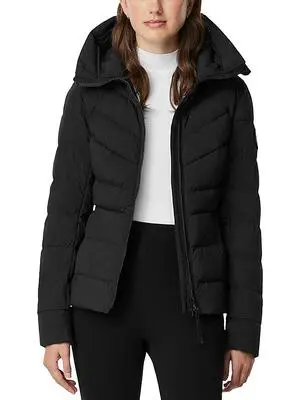Canada Goose Clair Hooded Puffer Jacket Black