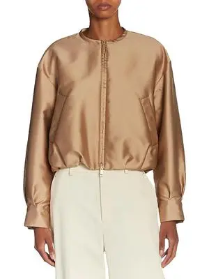 Moncler Maupa Bomber Jacket - Medium Beige