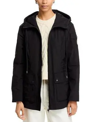 Moncler Leandro Hooded Parka - Black