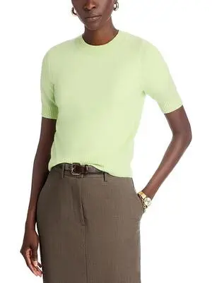 Guest In Residence Cashmere Sweater Tee Mint