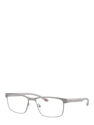 Armani Exchange Rectangle Eyeglasses - Matte Gunmetal