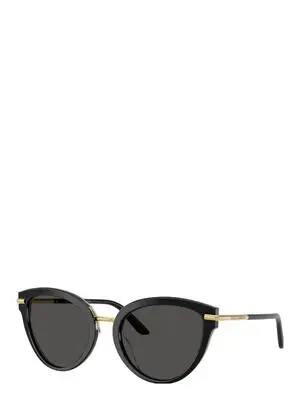 Dolce & Gabbana Butterfly Sunglasses - Top Black On Leo